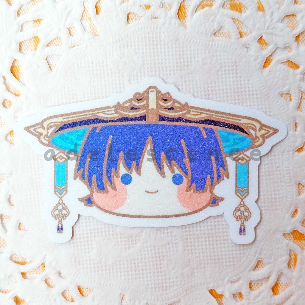 Jual Genshin Impact: Wanderer Glitter Sticker by Adelescence | Shopee ...