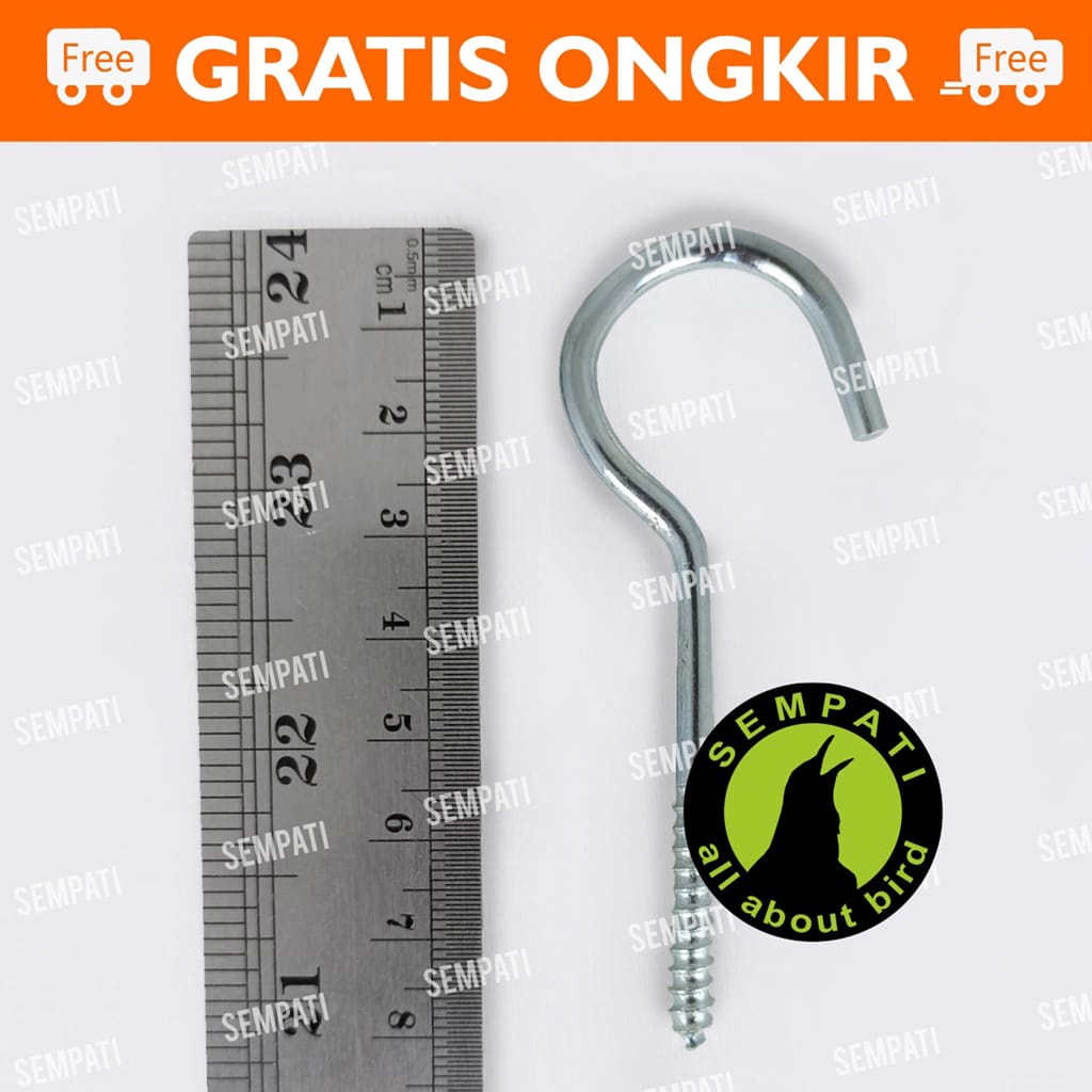 Jual GANTUNGAN BESI ULIR TEMPEL ATAP PLAFON DINDING DIOR SEKRUP KAPSTOK ...