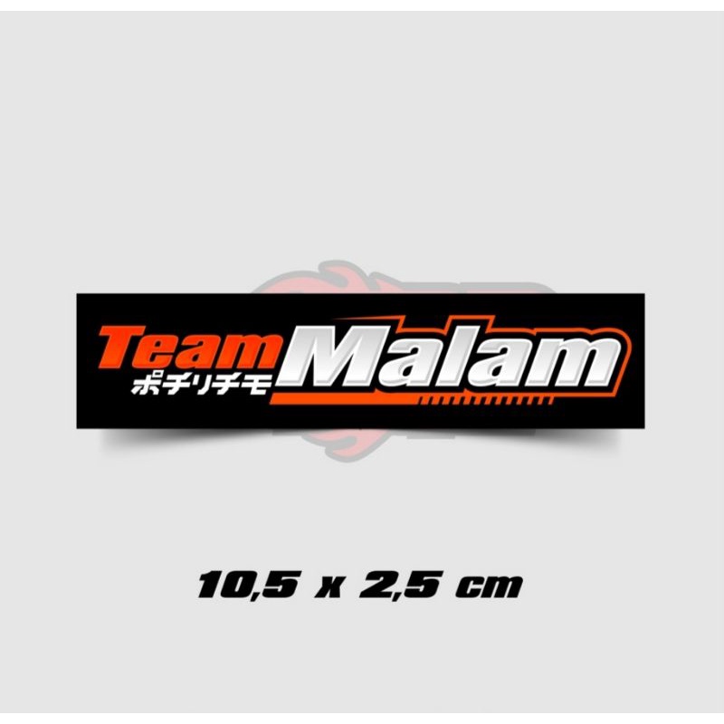 Jual stiker sticker team malam | Shopee Indonesia