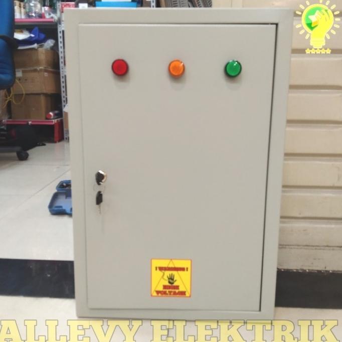 Jual BOX PANEL INDOOR 40X60 DILENGKAPI PILOT LAMP RST & REL MCB Non COD ...