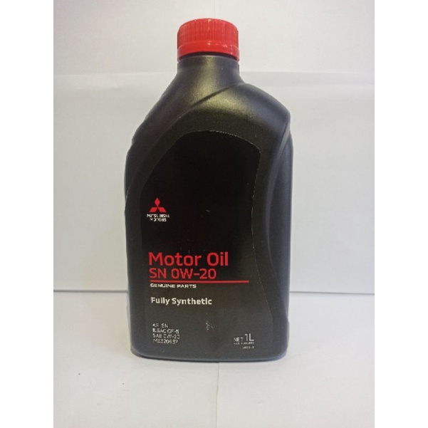 Jual Engine Oil SN 0W-20 Fully Synthetic Original Mitsubishi | Shopee ...