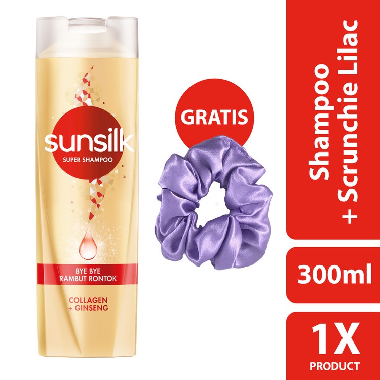 Jual Buy Sunsilk Super Shampoo Bye-Bye Rambut Rontok 300ml FREE ...