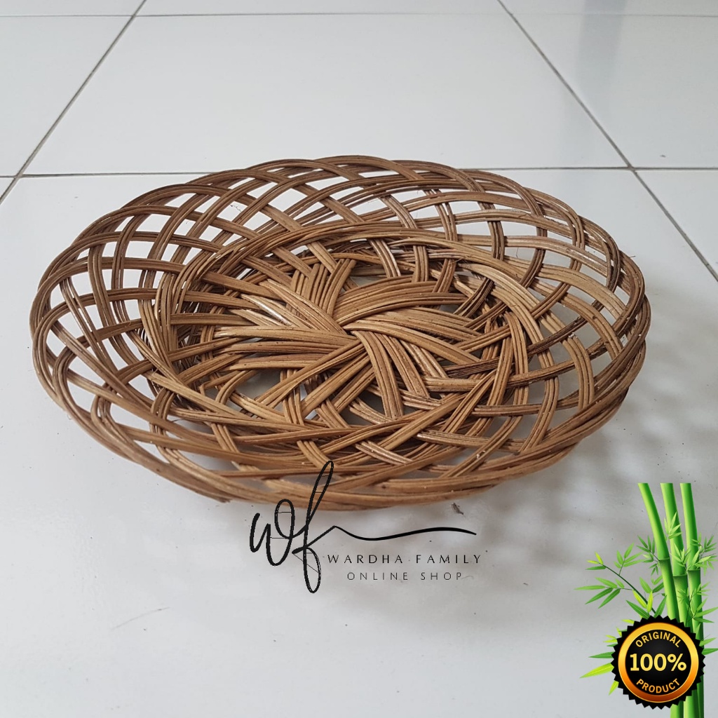 Jual Piring Rotan Lidi Piring Lidi Piring Anyaman Piring Bambu Piring ...
