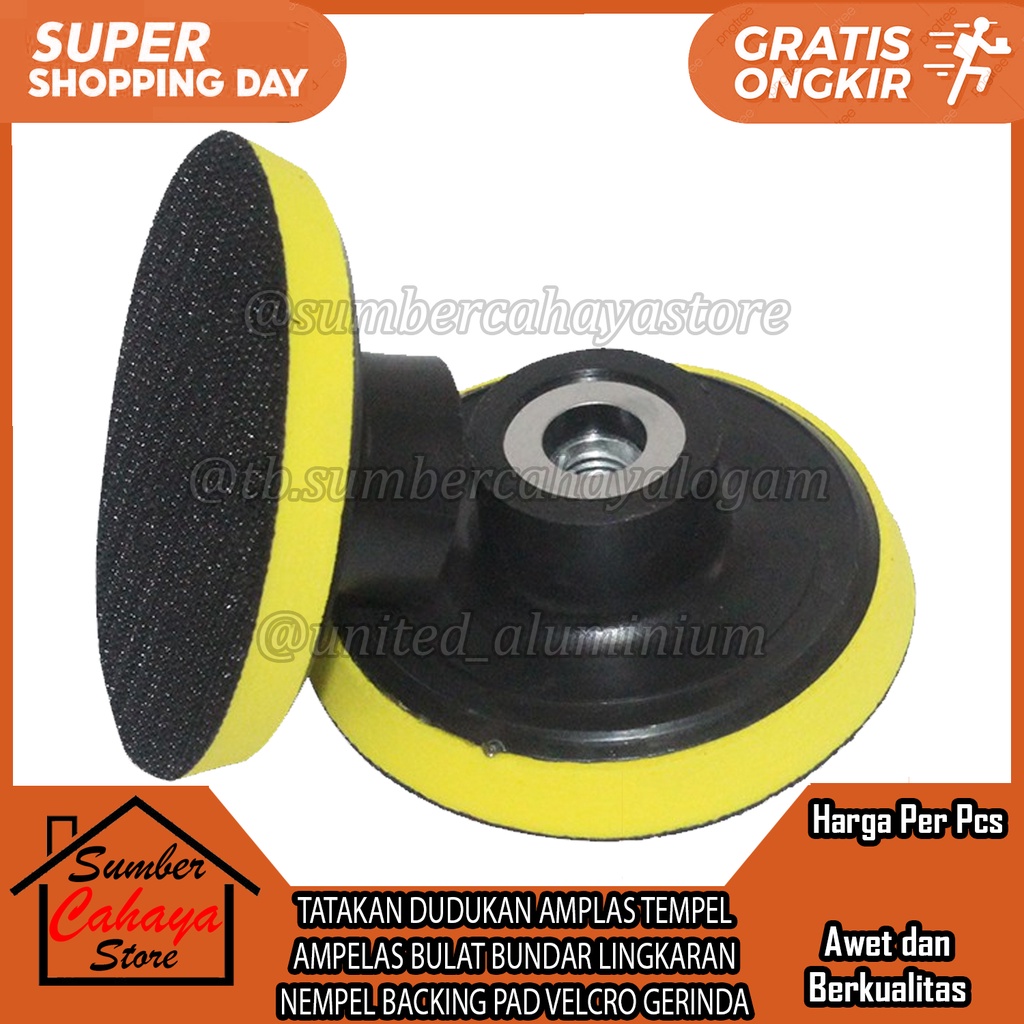 Jual TATAKAN DUDUKAN AMPLAS TEMPEL AMPELAS BULAT BUNDAR LINGKARAN ...