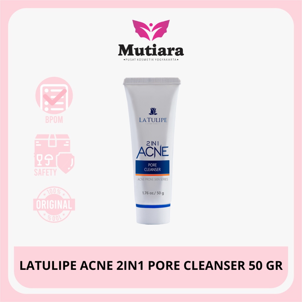 Jual LATULIPE ACNE 2IN1 PORE CLEANSER 50 GR | Shopee Indonesia