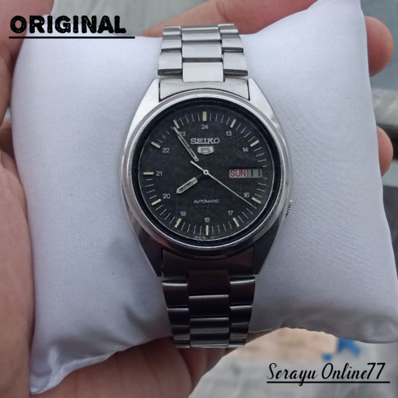 Jual Jam tangan Seiko 5 Automatic second original | Shopee Indonesia