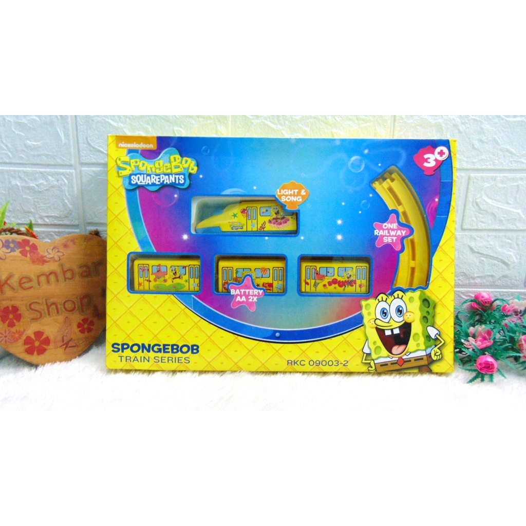 Jual RKC0903-1/2 ADA MUSIK ATAU NGAJI! Mainan Anak Kereta Api Spongebob Train Series Belajar ...
