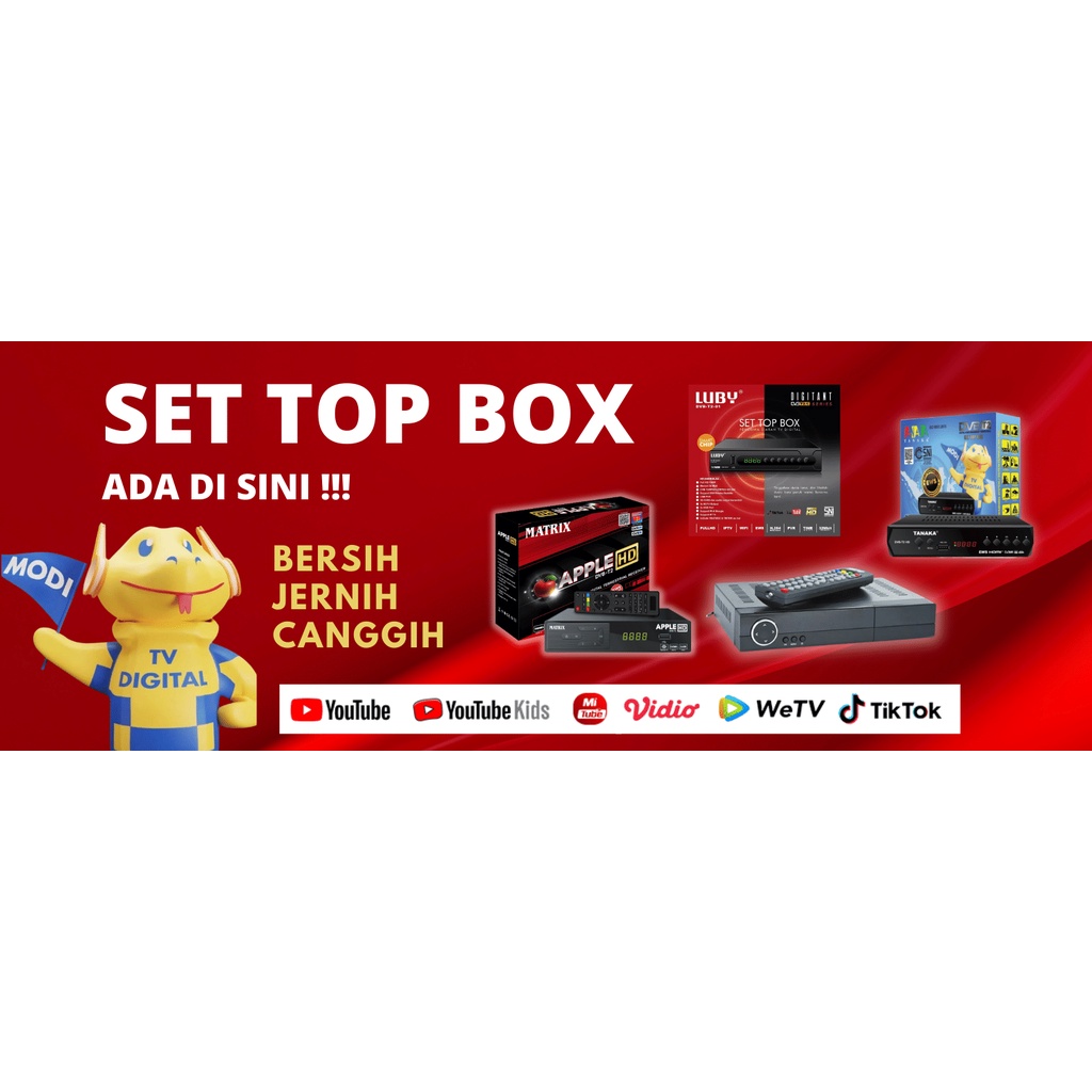 Jual BANNER SPANDUK STB SET TOP BOX | Shopee Indonesia