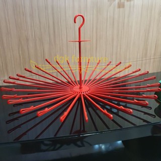 Jual Folding Hanger Bulat Jemuran Gantungan Baju Bayi Kolor Kaos Kaki ...