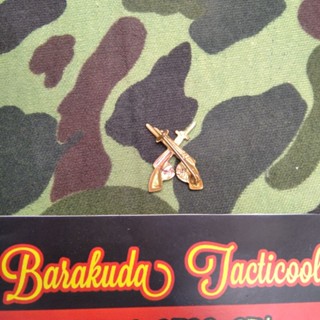 Jual Pin Tentara Jadul Silang Senjata ABRI Th. 1950 Infantry Angkatan ...