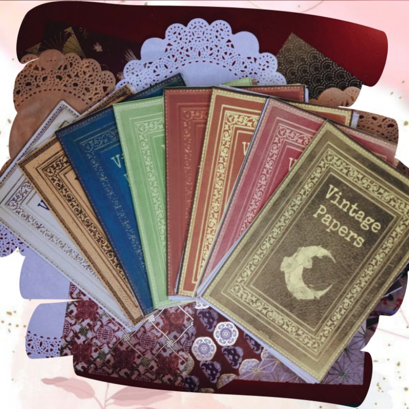Jual paper deco, material paper, vintage paper, kertas aesthetic ...