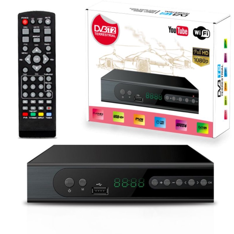 Jual DVB T2 Wifi SET TOP BOX Digital STB Super HD Dcolor DC-002 ...