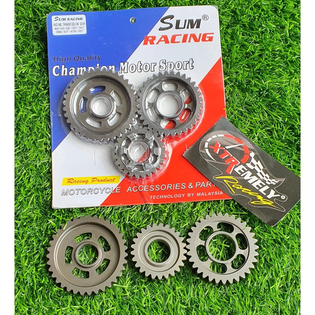 Jual GIGI RASIO GEAR BOX ENGINE HONDA SONIC 150R / SUPRA GTR SUM RACING ...