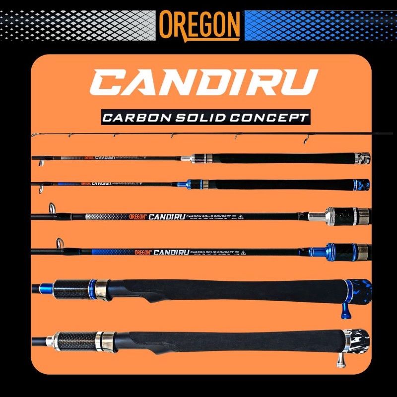 Jual JORAN SPINNING CARBON SOLID OREGON CANDIRU 180 8-17LB 10-20LB ...