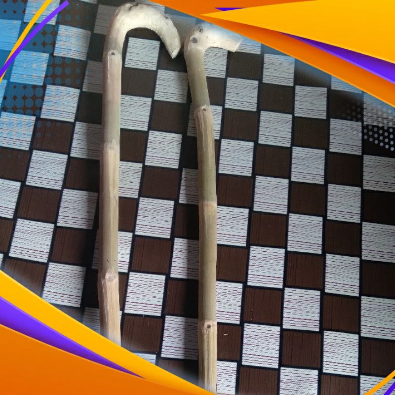 Jual tongkat bambu unik untuk lansia panjang 100cm | Shopee Indonesia