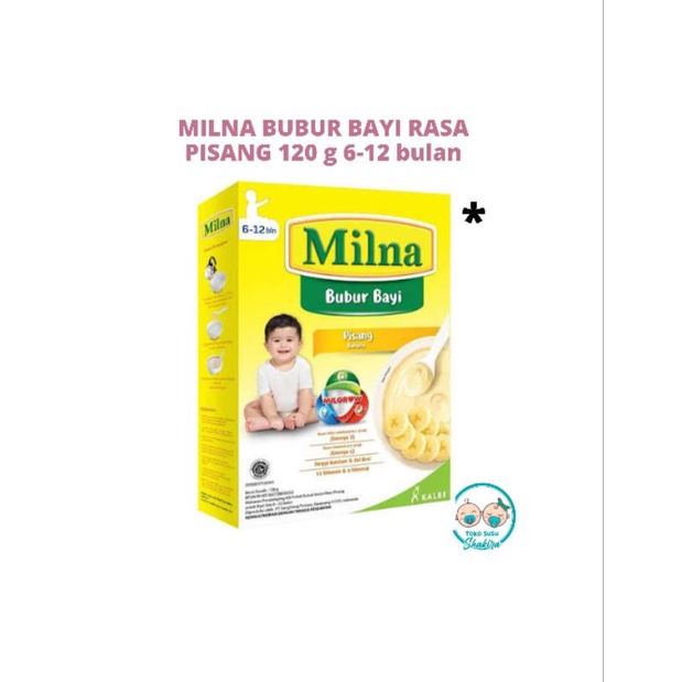 Jual milna bubur bayi pisang 120gr | Shopee Indonesia