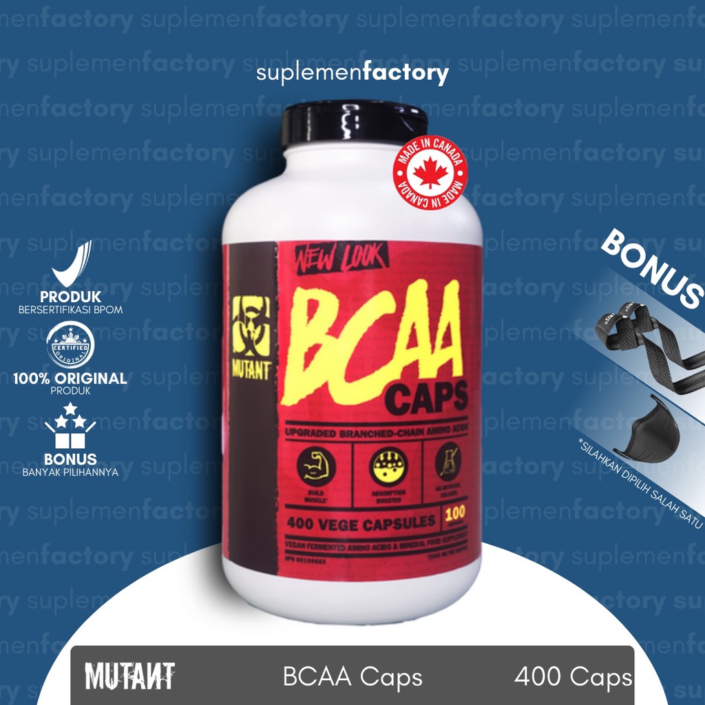 Jual Mutant Bcaa 400 Kapsul | Shopee Indonesia
