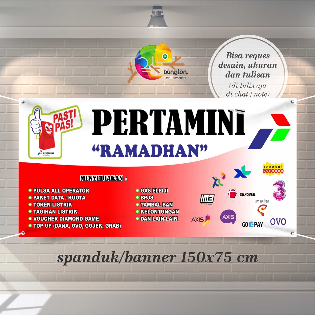 Jual Spanduk Banner Pertamini, Pom Mini, Konter Dll | Shopee Indonesia
