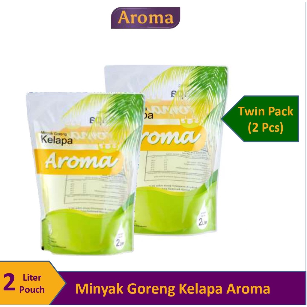 Jual Minyak Goreng Kelapa Aroma 2 Liter Pouch - TwinPack (2Pcs ...