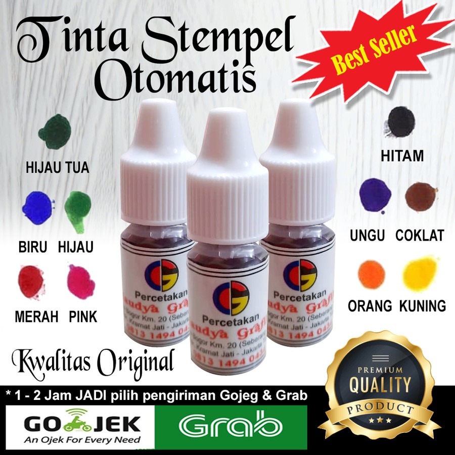Jual Tinta Stempel Permanent Waterproof 5ml | Shopee Indonesia