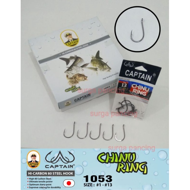 Jual Mata kail CAPTAIN chinu 1053 / marusode 154 carbon | Shopee Indonesia