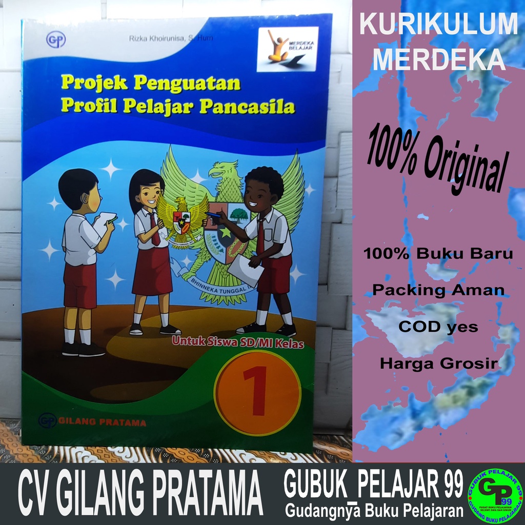 Jual Projek Penguatan Profil Pelajar Pancasila (P5) Kelas 1 SD/MI ...