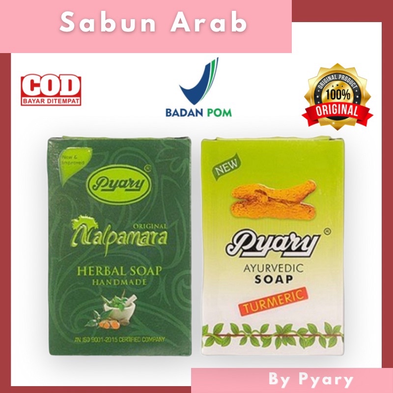 Jual SABUN ARAB NALPAMARA | PYARY AYURVEDIC SOAP 100% ORIGINAL parfum wewangian pewangi wajah ...