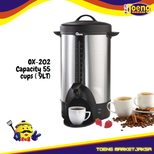 Jual COFFEE MAKER OX-202 OXONE / PEMBUAT KOPI DAN TEH 55 CUP | Shopee Indonesia