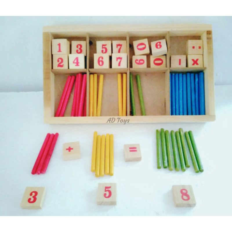 Jual Mainan Edukasi Stik Hitung//Mathematical Intelligence Stick ...