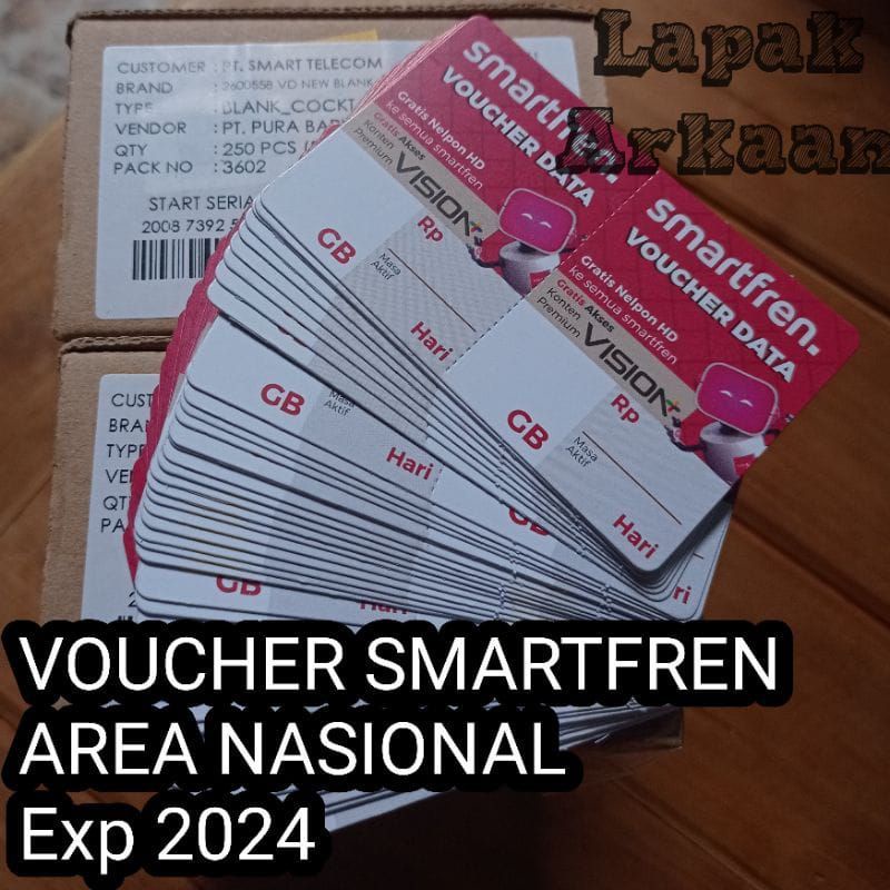 Jual VOUCHER KOSONG SMARTFREN EXP. 31/12/2024 | Shopee Indonesia