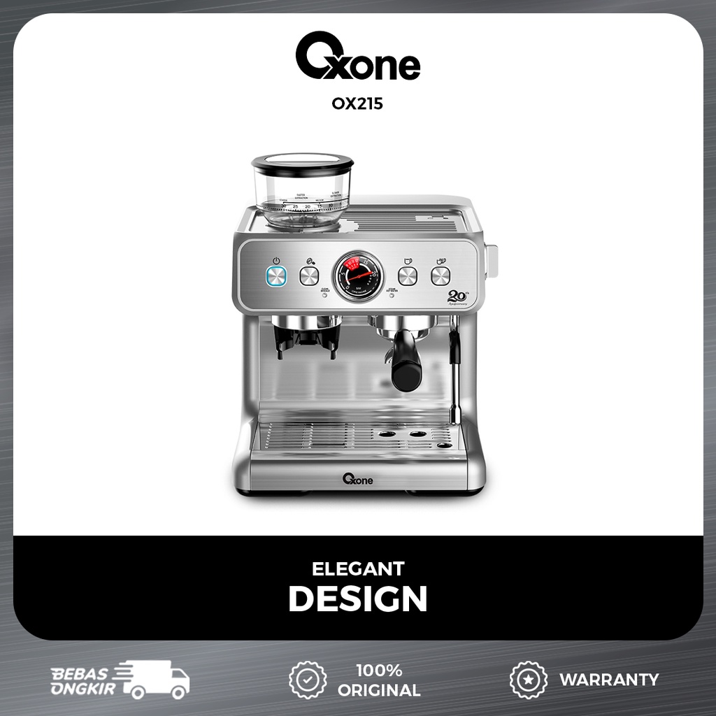 Jual Oxone OX215 Coffee Maker Espresso Machine Mesin Kopi Profesional | Shopee Indonesia