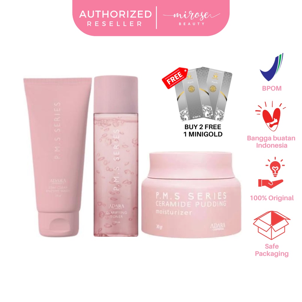 Jual ADARA P.M.S PMS Series Ceramide Pudding Moisturizer // Stay Clear ...