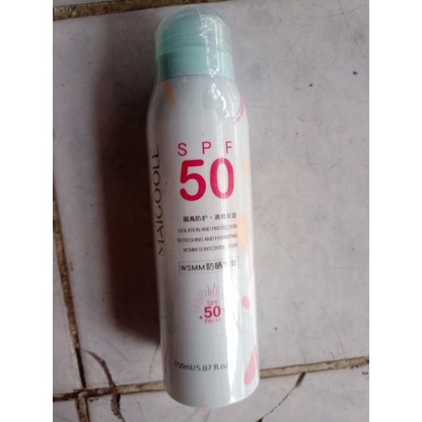 Jual Maigoole Sunscreen Spray 150 ml SPF 50++++ | Shopee Indonesia