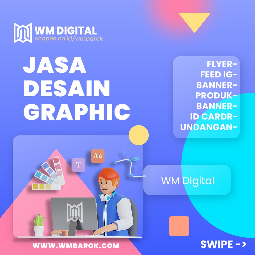 Jual Jasa Desain Grafis Flyer logo Banner Produk Thumbnail dll | Shopee ...