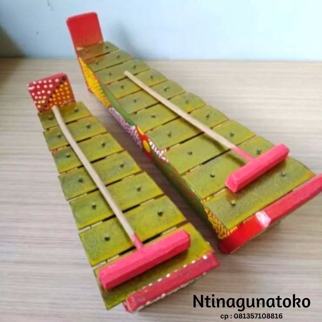 Jual Gamelan Ning Nong Anak Mainan Tradisional / Gamelan Mini Saron / Alat Musik Tradisional ...
