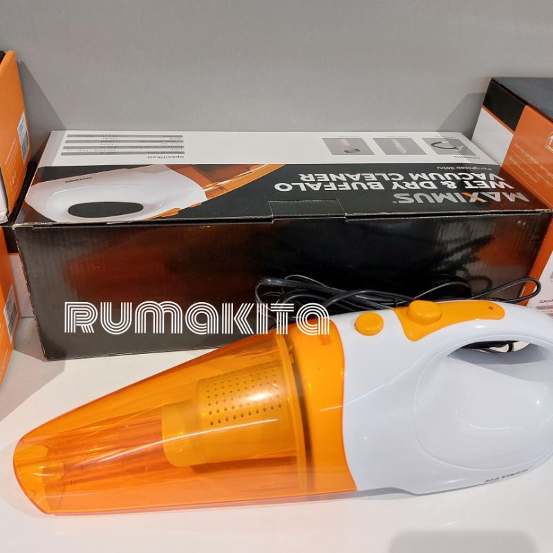 Jual Maximus buffalo vacuum cleaner wet & dry penghisap debu kering dan ...