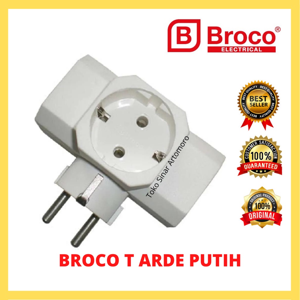 Jual BROCO STEKER T ARDE PUTIH 13830 COLOKAN T BROCO | Shopee Indonesia