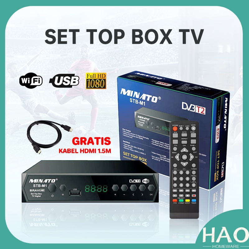Jual Set Top Box TV Digital / STB DVB-T2 Wifi 1080P Full HD / Receiver ...