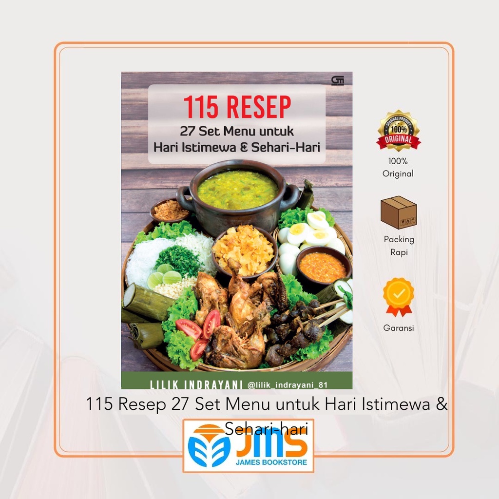 Jual Buku Resep Makanan 115 Resep 27 Set Menu untuk Hari Istimewa ...