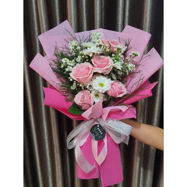 Jual BUKET BUNGA ASLI HARI IBU/ULANG TAHUN/ SURPRISE/FRESH FLOWER ...