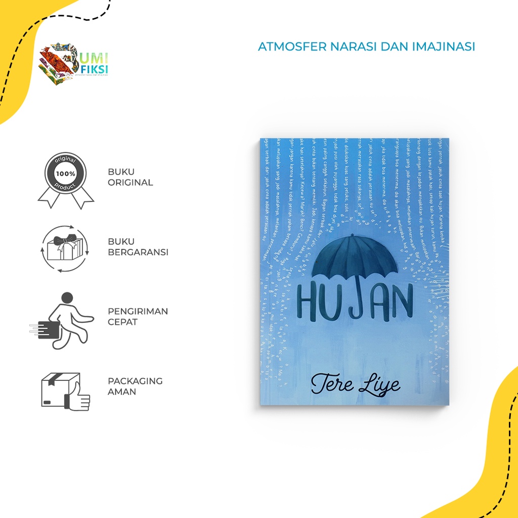 Jual Buku Novel - Hujan - Tere liye - Bumifiksi | Shopee Indonesia