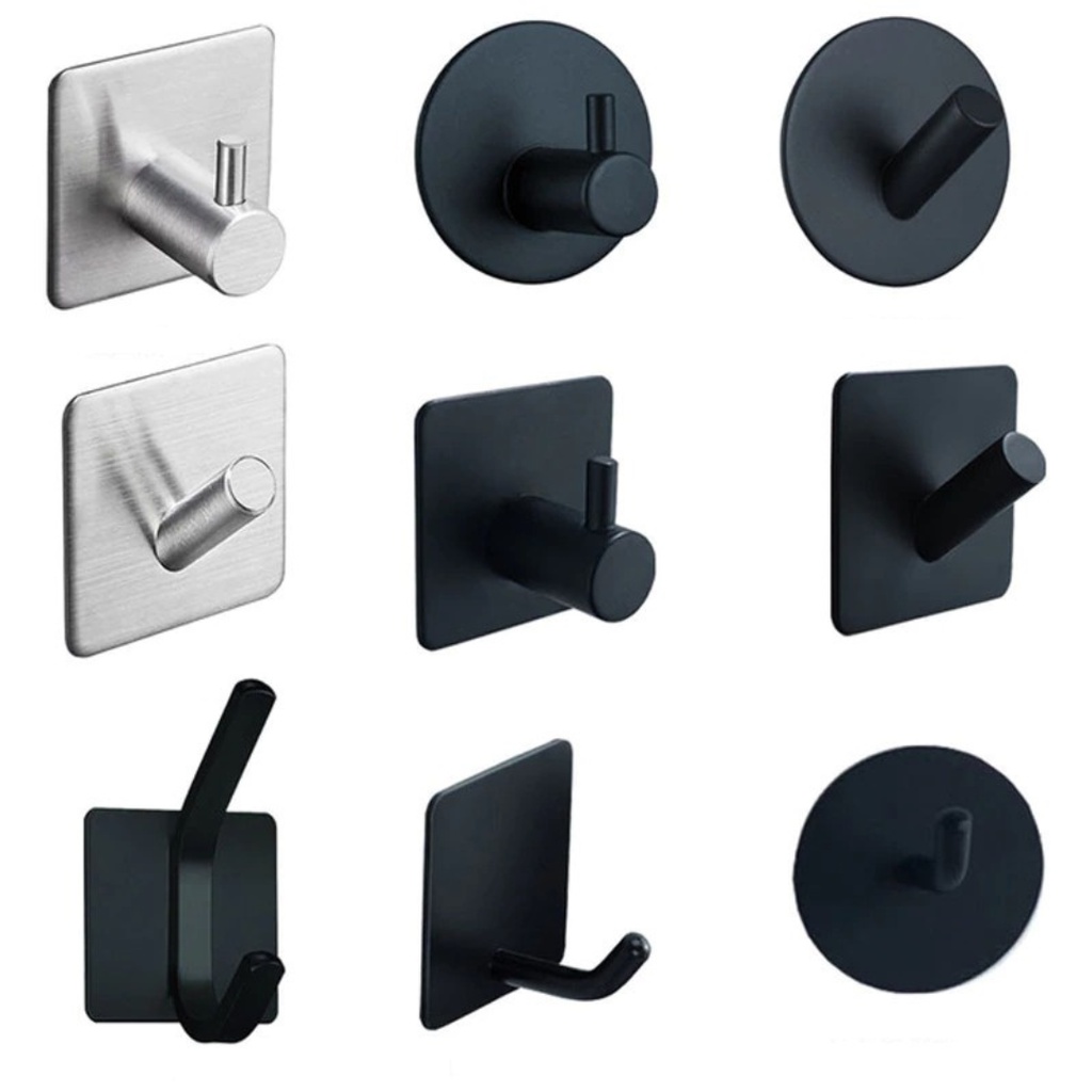 Jual Gantungan Baju Stainless Steel Tempel Dinding Gantungan Dinding ...