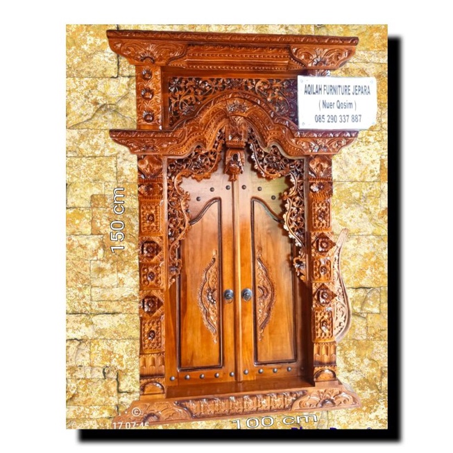 Jual JENDELA JATI JENDELA UKIR JENDELA UKIR GEBYOK | Shopee Indonesia