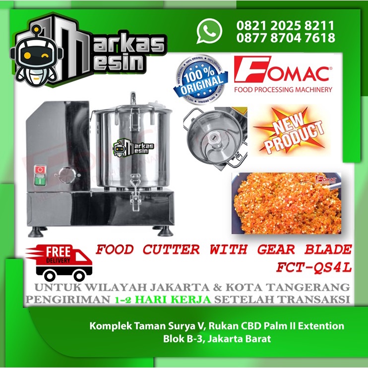 Jual Multifunctional Food Cutter / Mesin Pencacah Sayuran FCT-QS4L ...