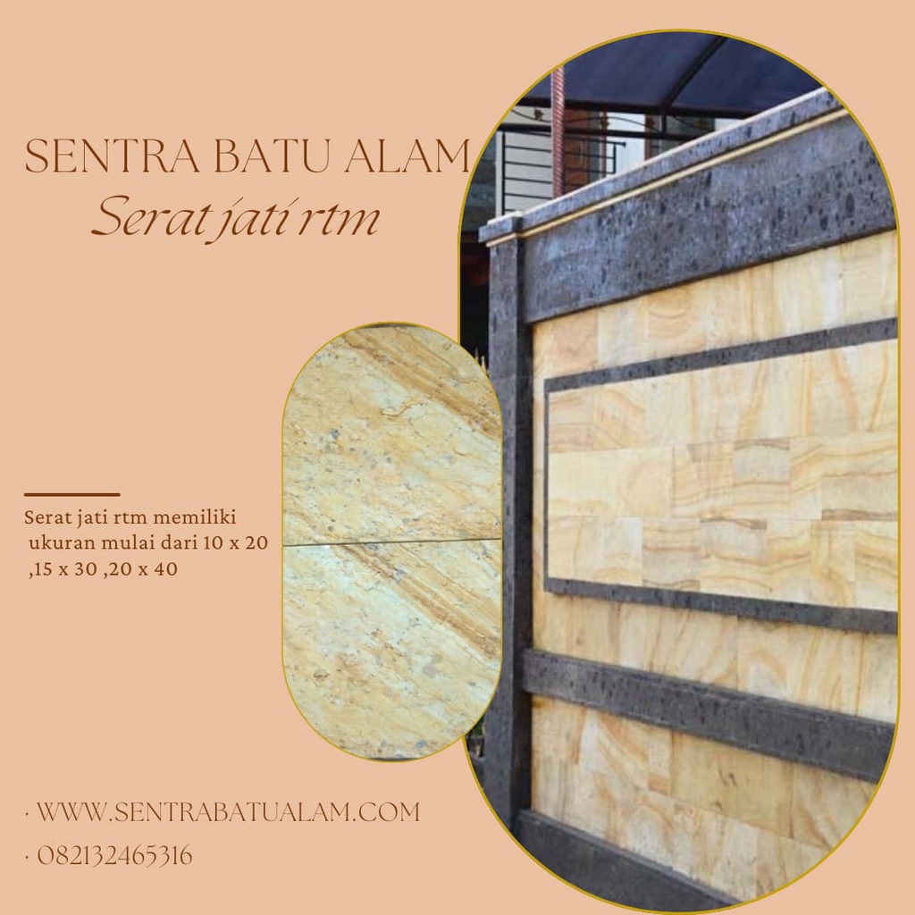 Jual BATU ALAM SERAT JATI RTM | Shopee Indonesia