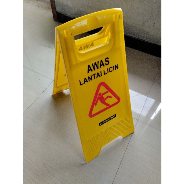 Jual Papan Peringatan Awas Lantai Licin | Shopee Indonesia