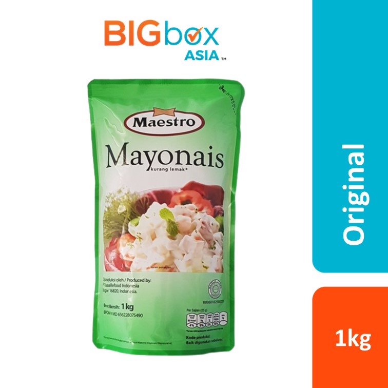 Jual Maestro Mayonnaise Original Pouch 1kg | Shopee Indonesia