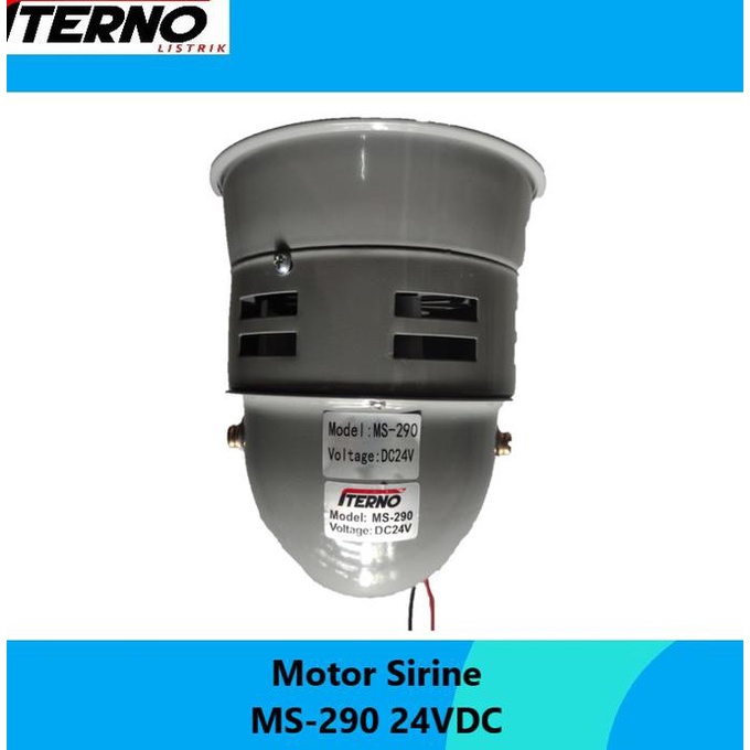Jual Motor Sirine Sirene MS-290 MS290 220VAC 12VDC 24VDC Iterno ...