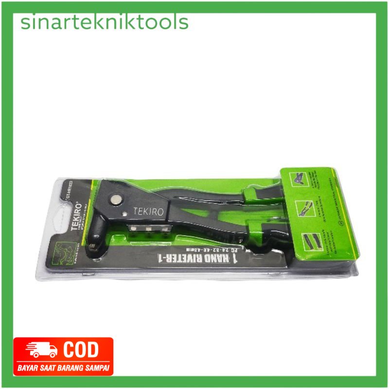 Jual Tekiro tang rifet 2,4mm-4,8mm Tang rivet/Hand riveter-Handriveter ...