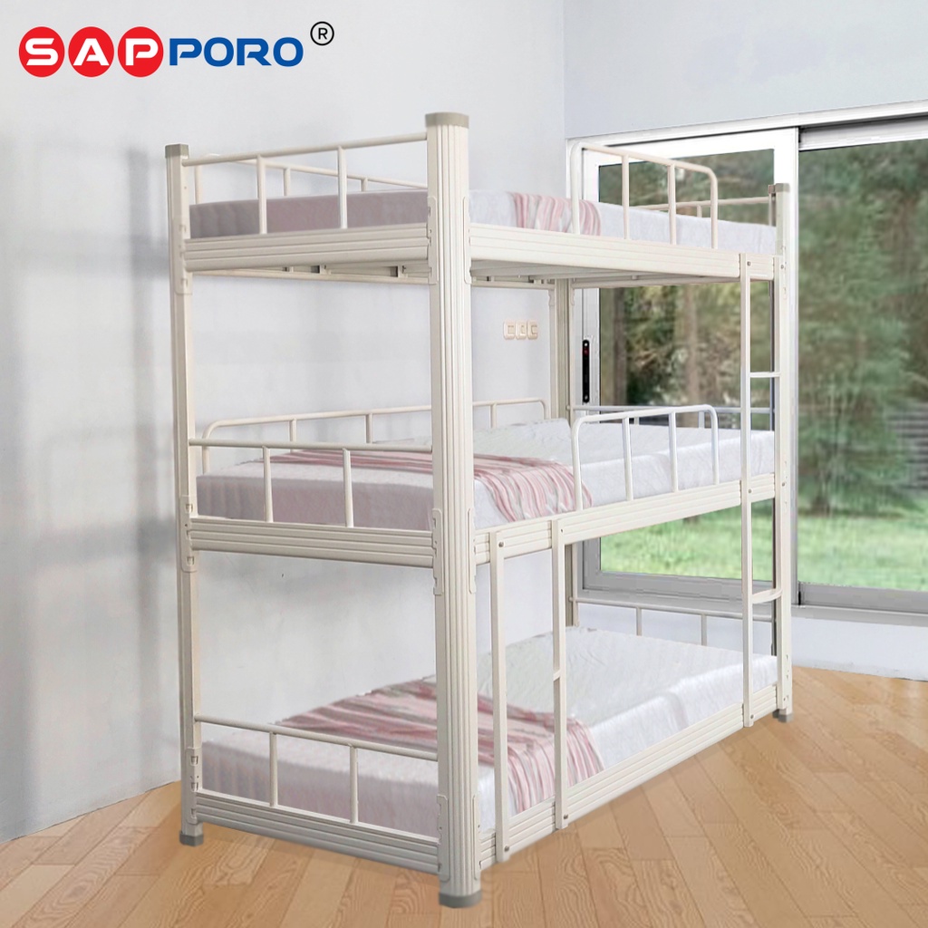 Jual SAPPORO ARIDA - Ranjang Susun Besi 3 Tingkat | Divan Susun 3 ...